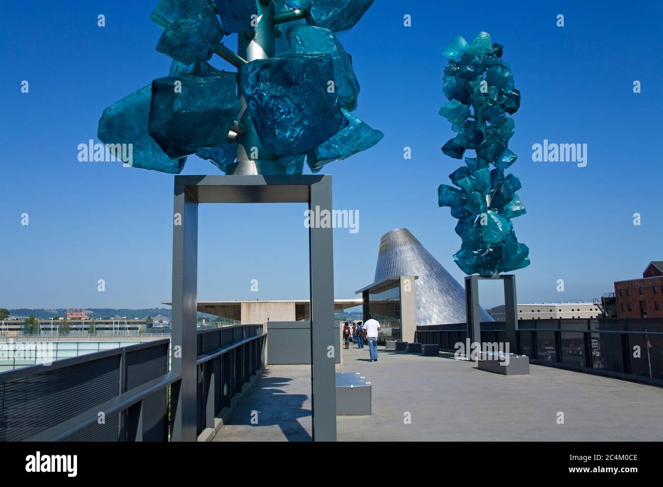 Bridge of Glass, Museum Of Glass, Tacoma, Washington State, USA Stock ...