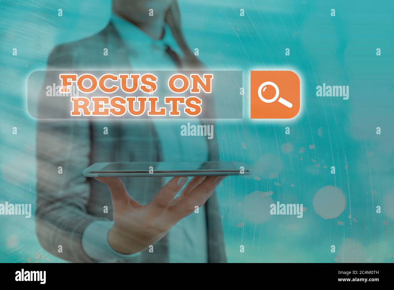 Text sign showing Focus On Results. Business photo text concentration ...