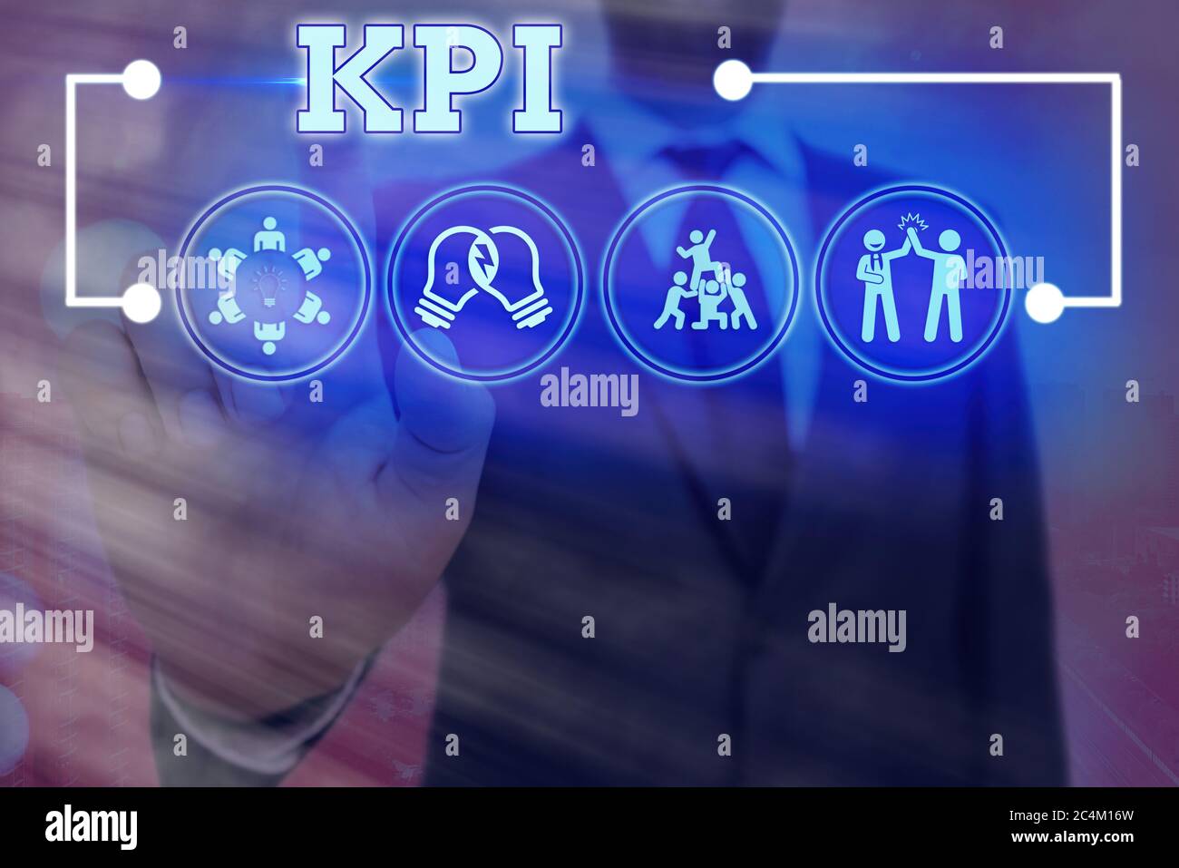Handwriting text Kpi. Conceptual photo demonstrates how effectively ...