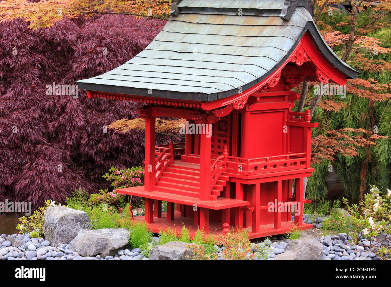 Japanese Garden in Point Defiance Park,Tacoma,Washington State,USA ...