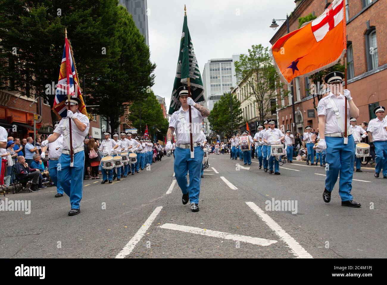 12th (twelfth) July Parade, Belfast Stock Photo - Alamy