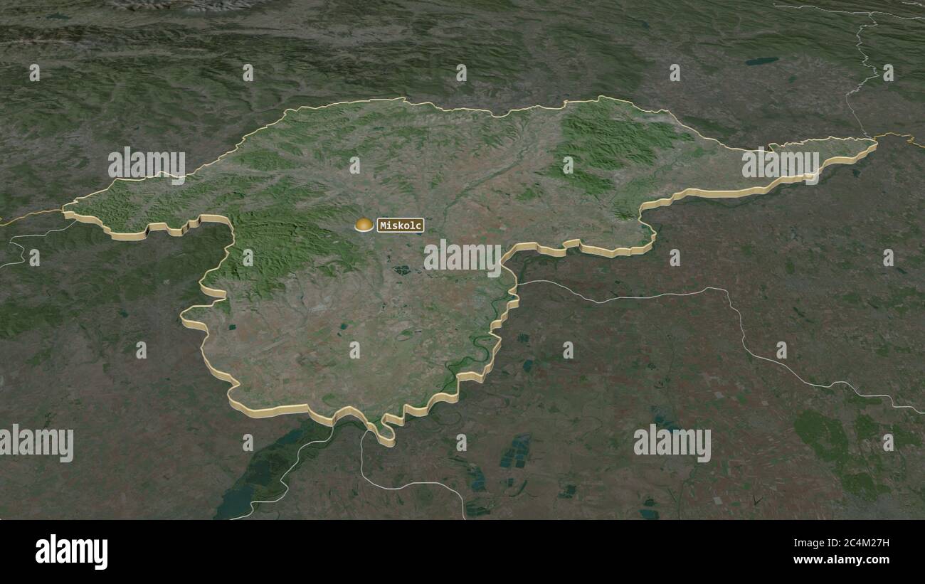 Zemplen county map hi-res stock photography and images - Alamy