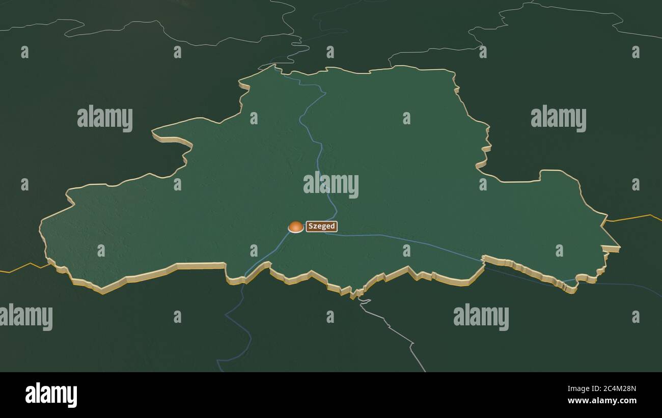 Szeged map hi-res stock photography and images - Alamy