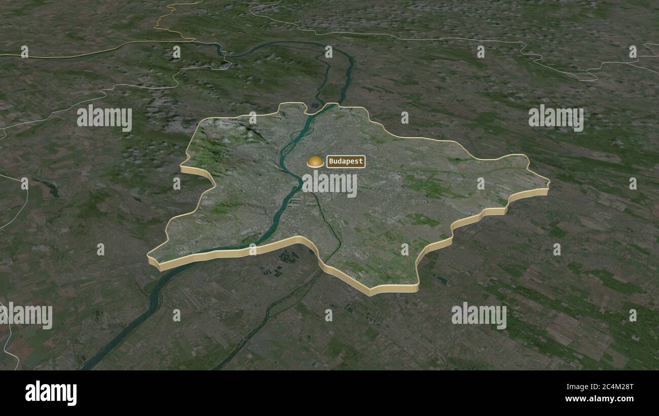 Earth zoom on budapest city hi-res stock photography and images - Alamy