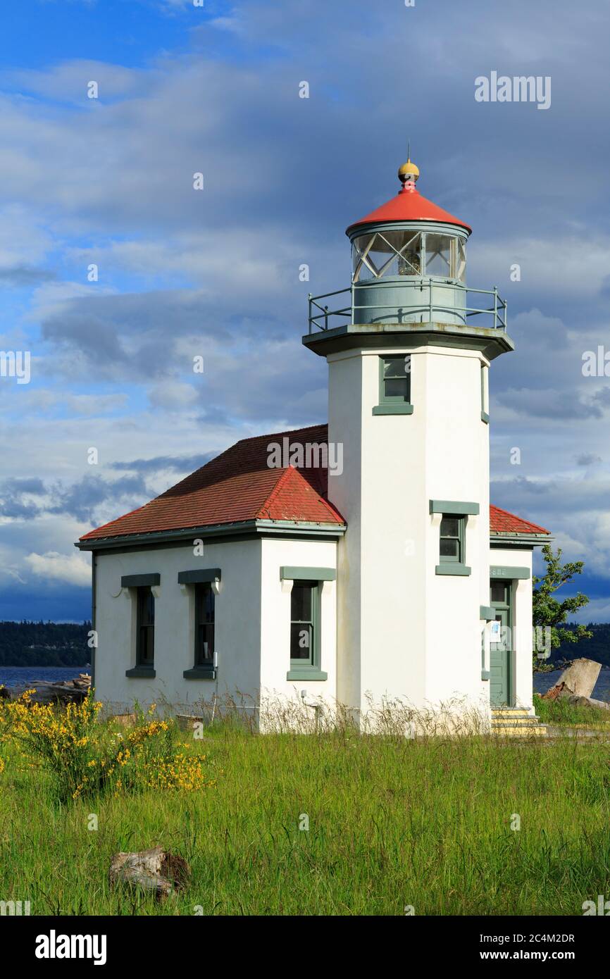 Point Robinson Lighthouse,Vashon Island,Tacoma,Washington State,USA ...