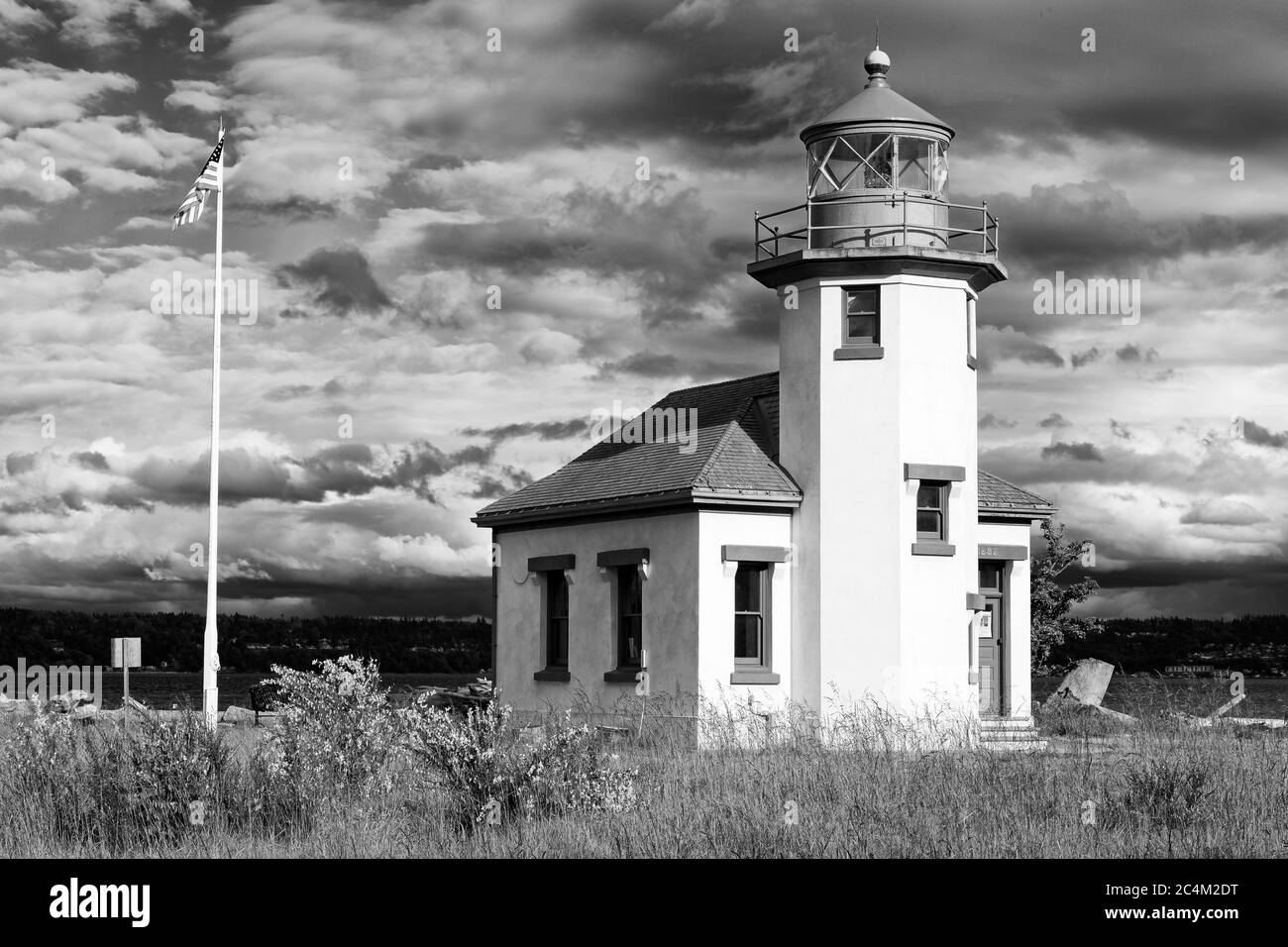 Point Robinson Lighthouse,Vashon Island,Tacoma,Washington State,USA ...