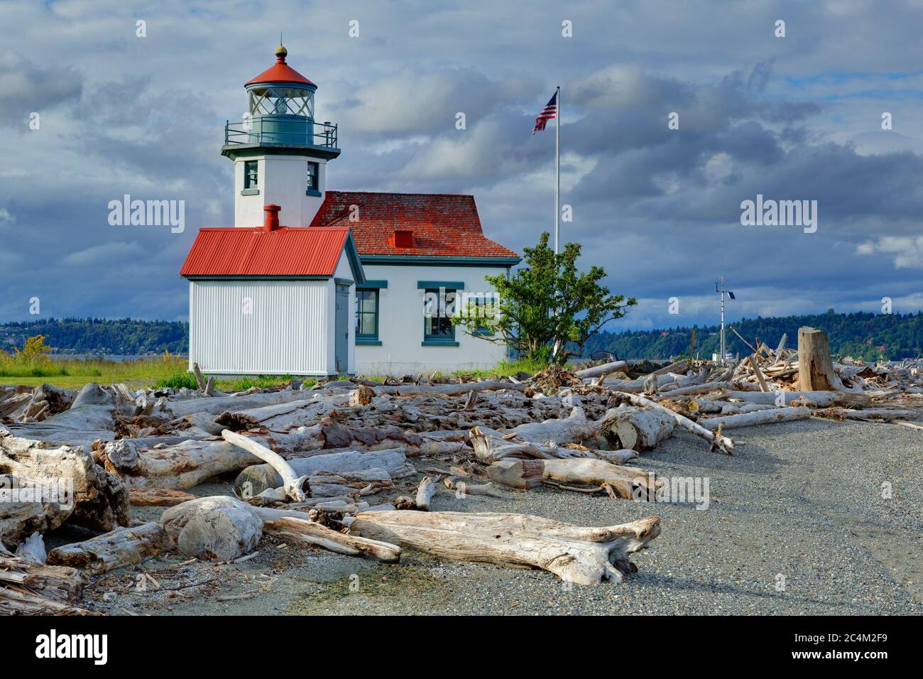 Point Robinson Lighthouse,Vashon Island,Tacoma,Washington State,USA ...