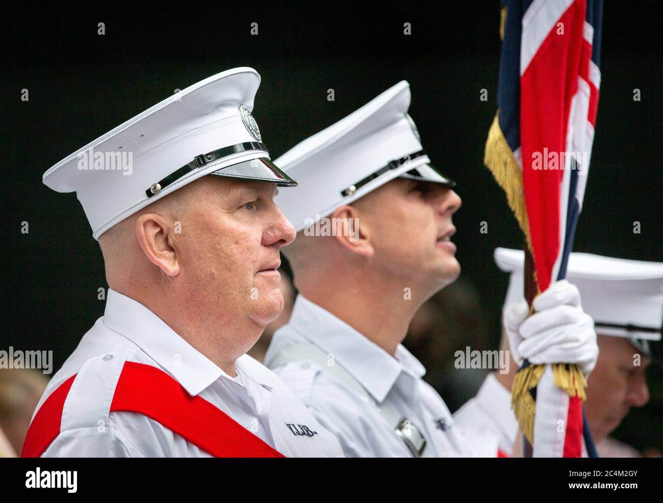 12th (twelfth) July Parade, Belfast Stock Photo - Alamy