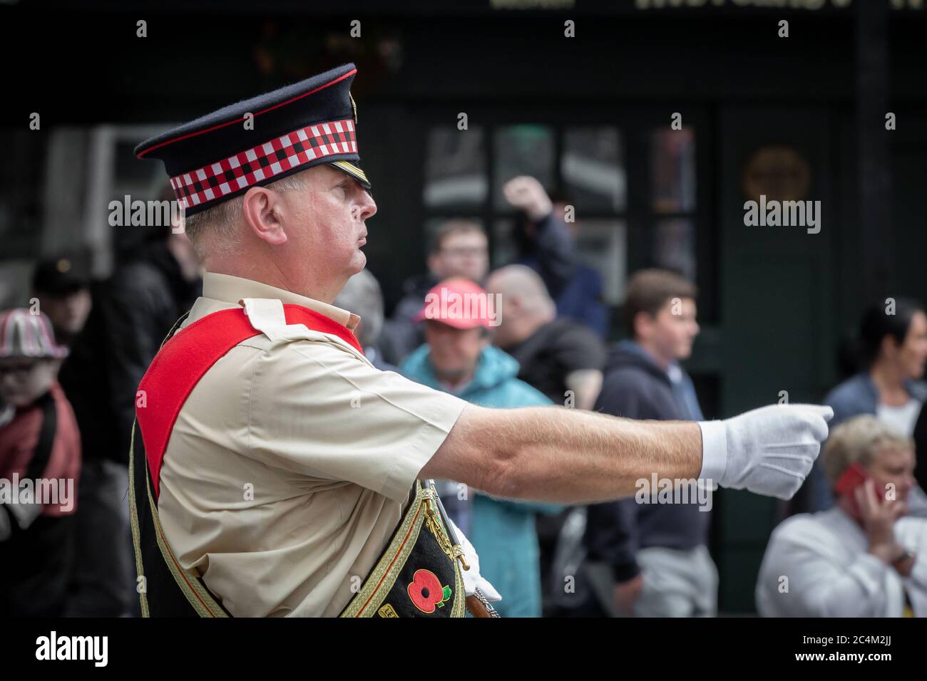 12th (twelfth) July Parade, Belfast Stock Photo - Alamy
