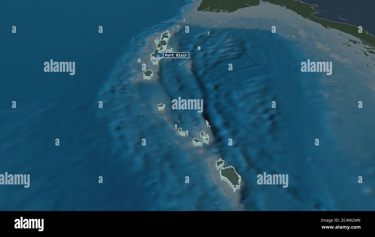 Andaman and nicobar islands map hi-res stock photography and images - Alamy