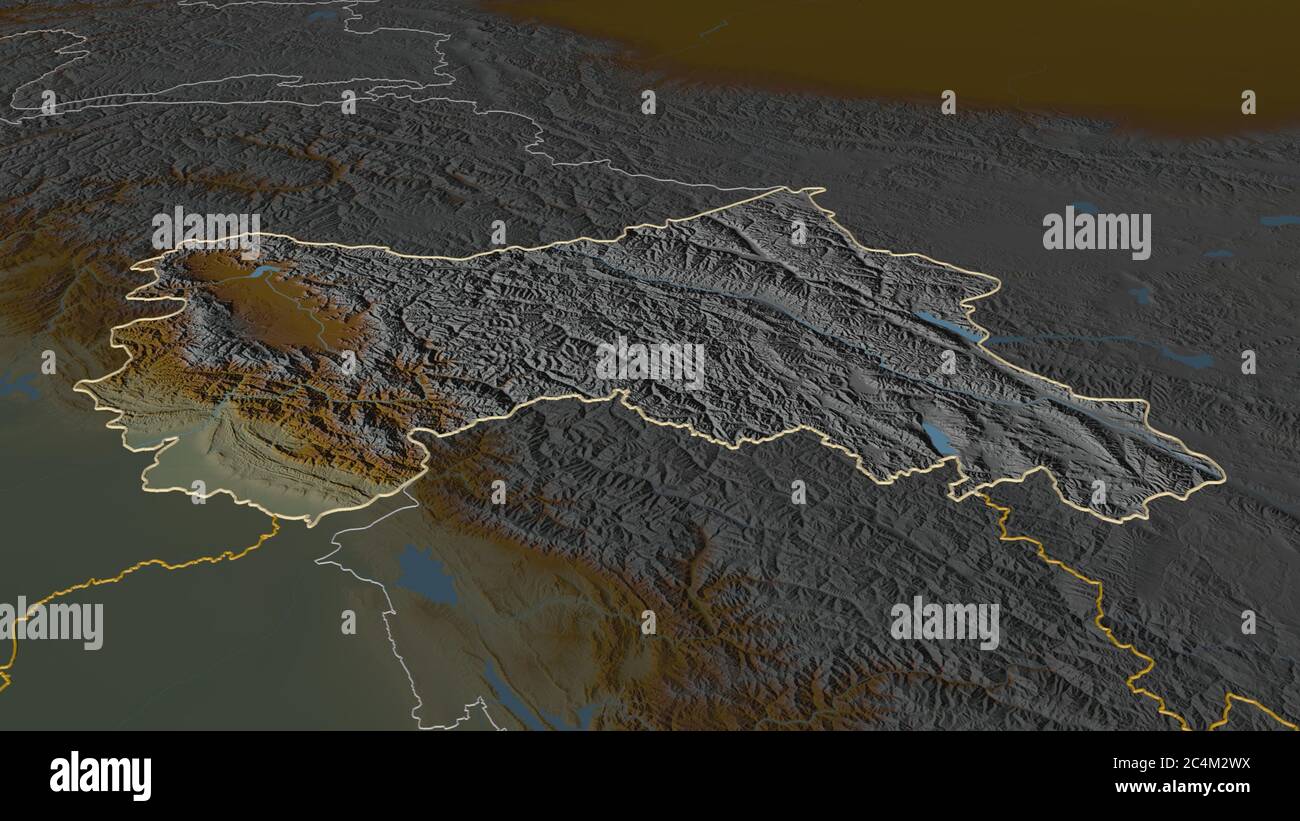 Jammu Kashmir Map High Resolution Stock Photography and Images - Alamy