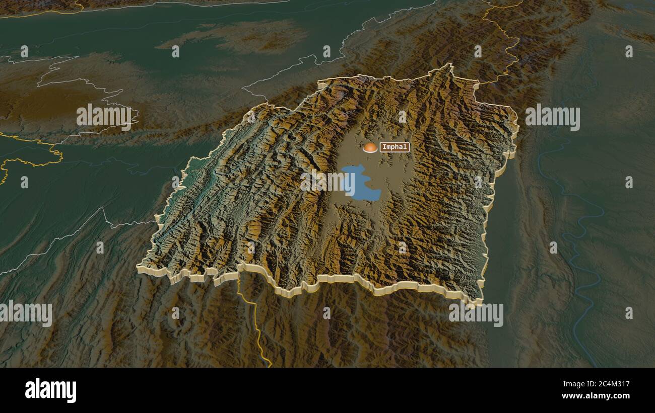 Map manipur in hi-res stock photography and images - Alamy