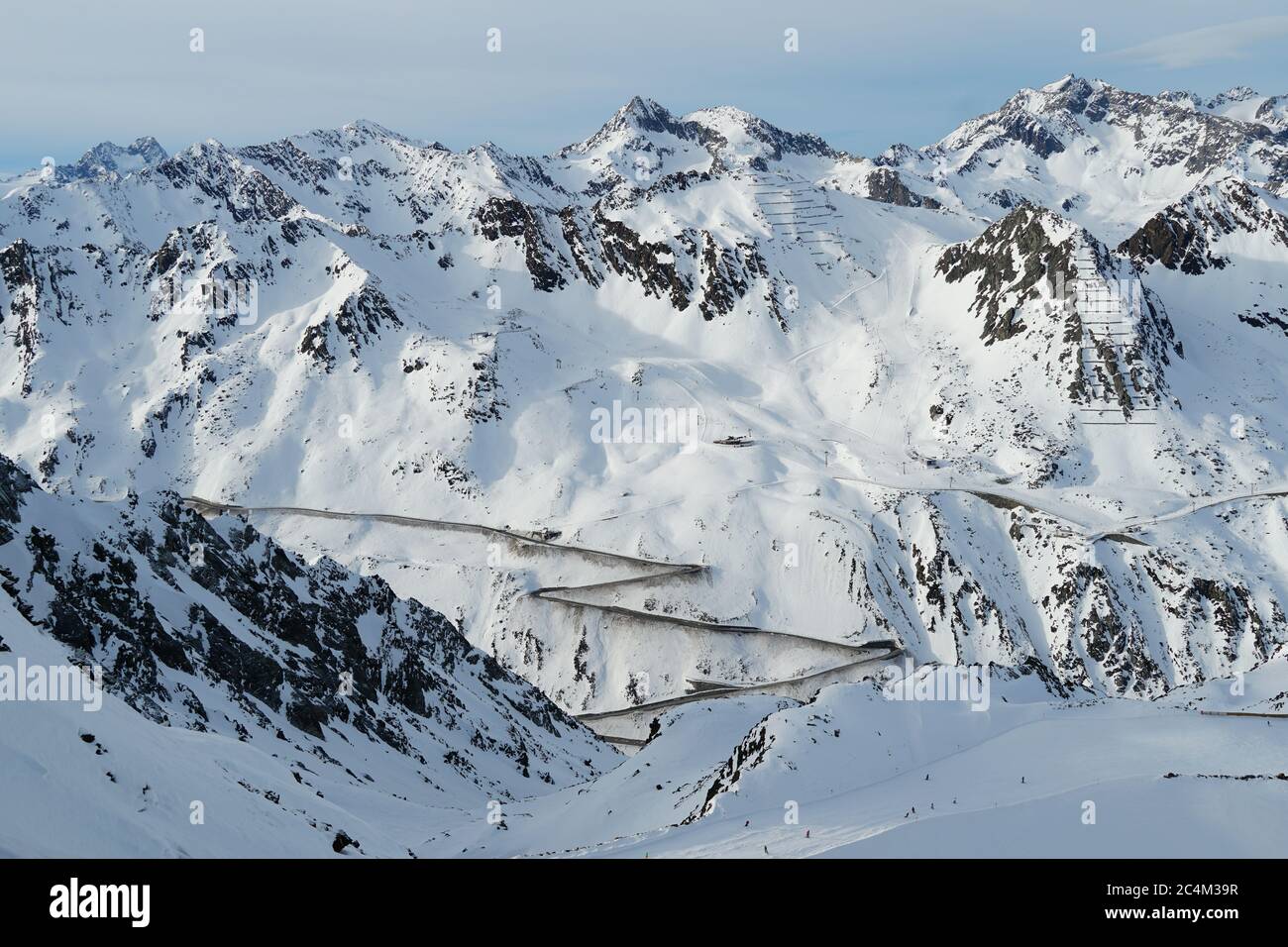 scenic Mountains in the austrian alps Stock Photo - Alamy