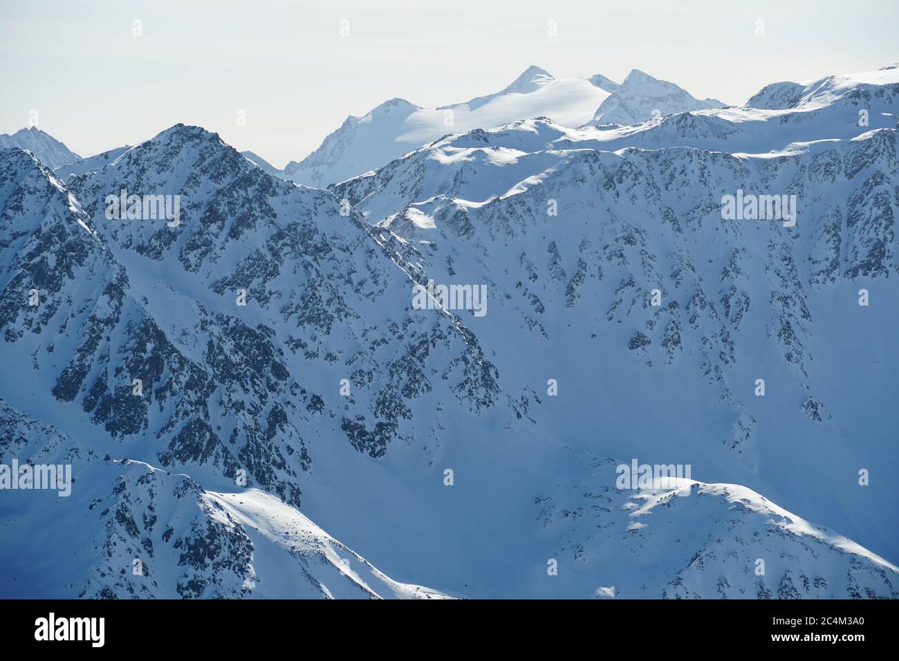 scenic Mountains in the austrian alps Stock Photo - Alamy