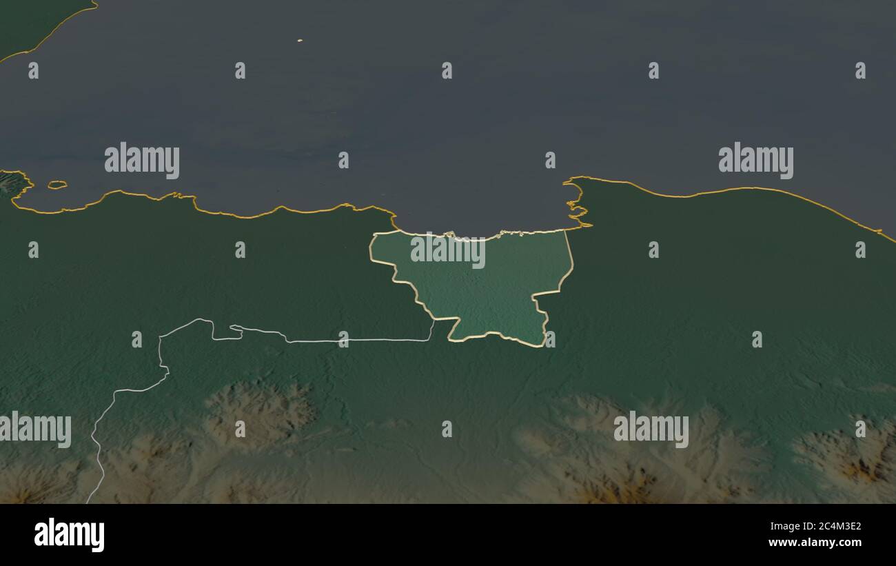 Zoom in on Jakarta Raya (special district of Indonesia) outlined ...