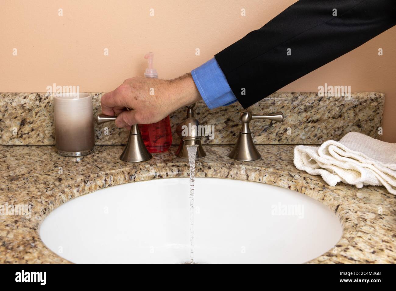Hand washing steps hi-res stock photography and images - Alamy