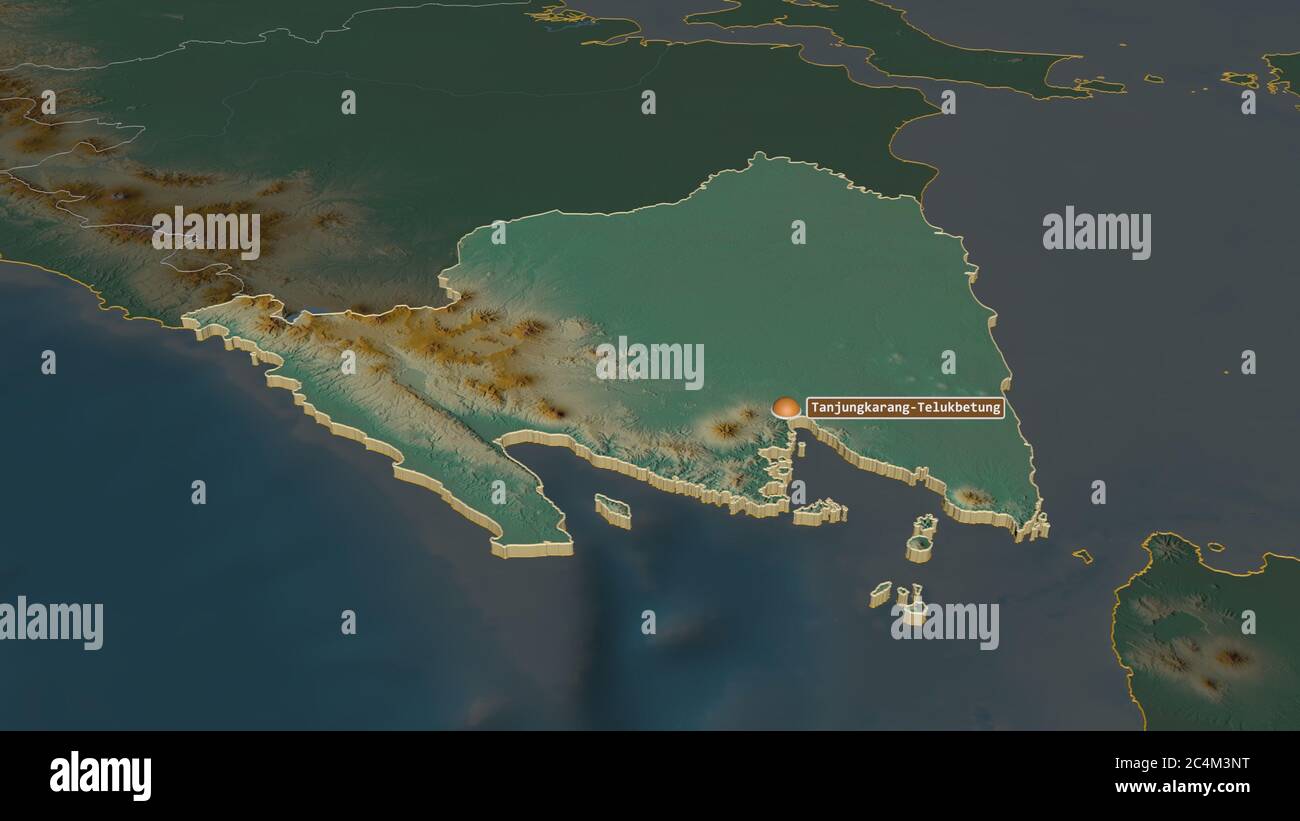 Map of lampung hi-res stock photography and images - Alamy
