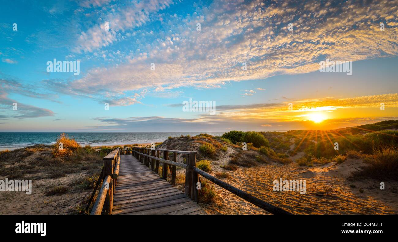 The magic sunset Stock Photo - Alamy