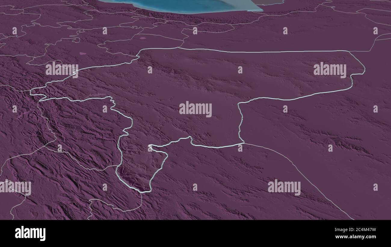 Isfahan province map hi-res stock photography and images - Alamy