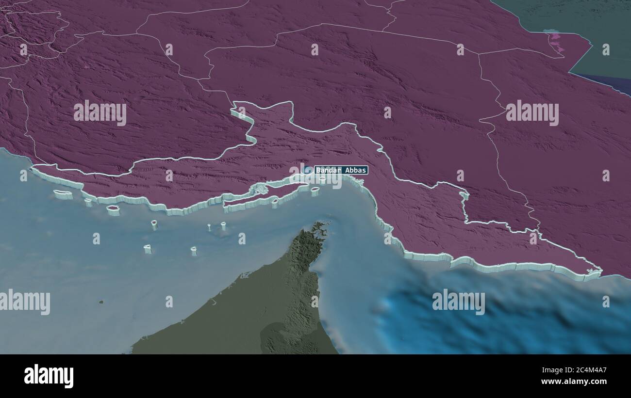 Map of hormozgan hi-res stock photography and images - Alamy