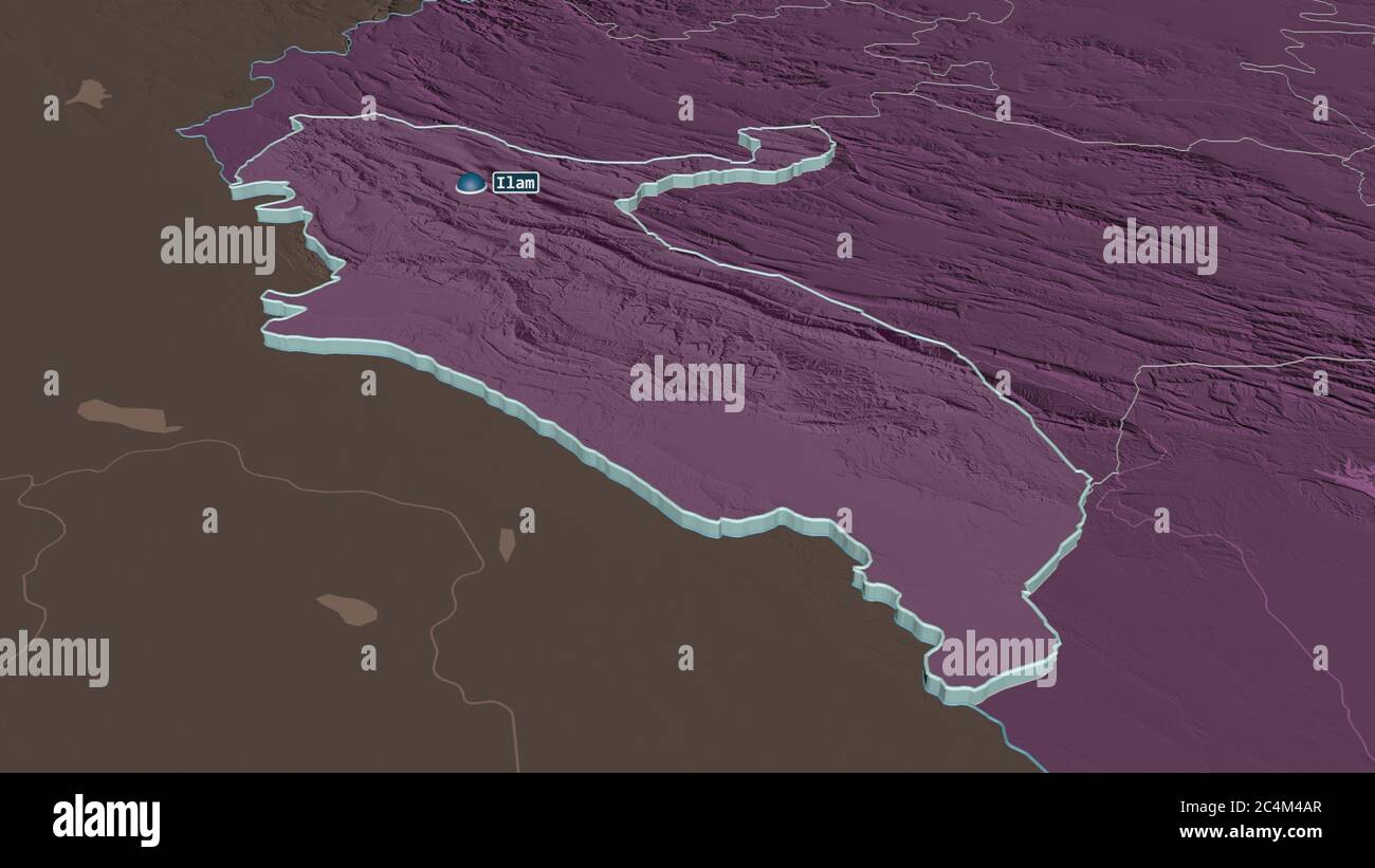 Ilam map hi-res stock photography and images - Alamy