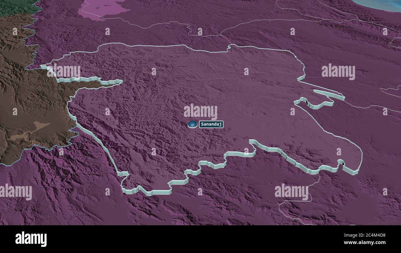Map of kordestan hi-res stock photography and images - Alamy
