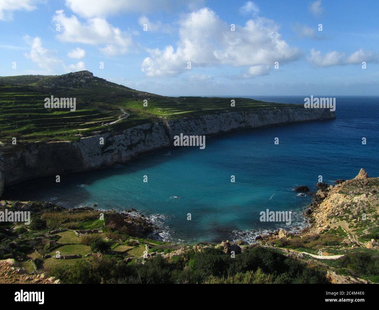 FOMM IR-RIH, RABAT, MALTA - Feb 09, 2014: A landscape view of Fomm ir ...