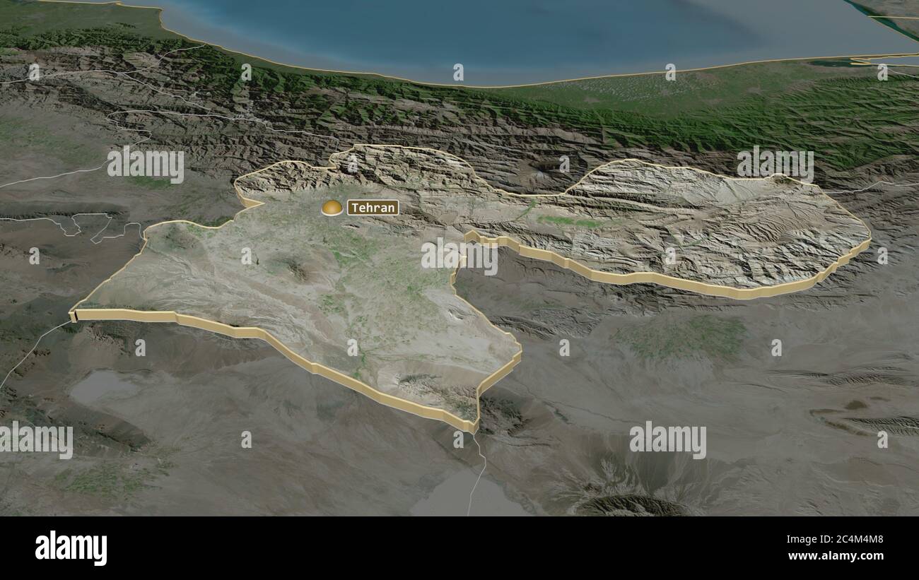 Satellite view of tehran map hi-res stock photography and images - Alamy