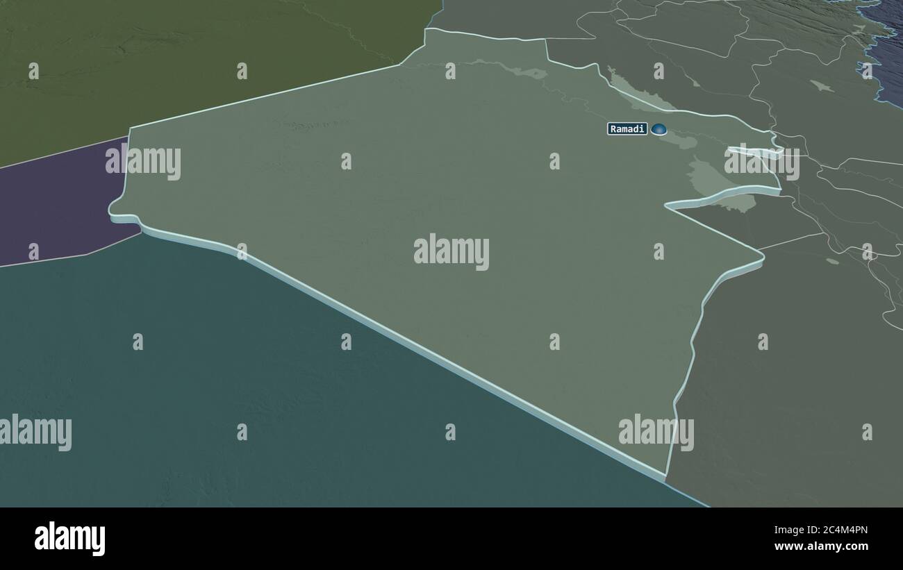 Al anbar province map hi-res stock photography and images - Alamy