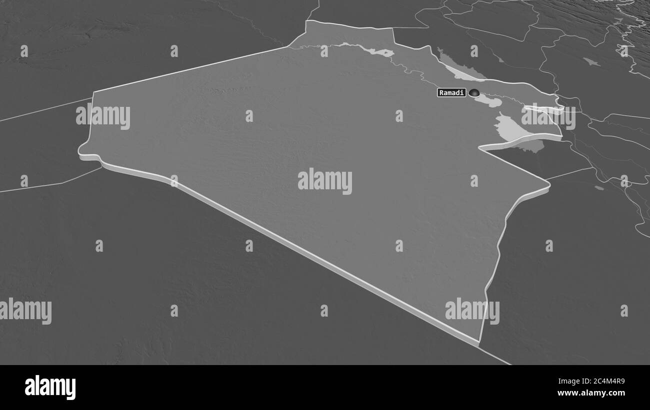 Al anbar province map hi-res stock photography and images - Alamy