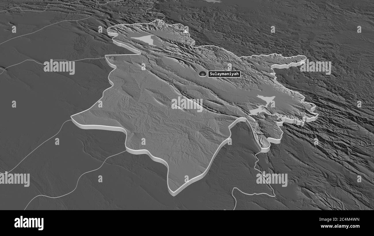 Sulaymaniyah map hi-res stock photography and images - Alamy