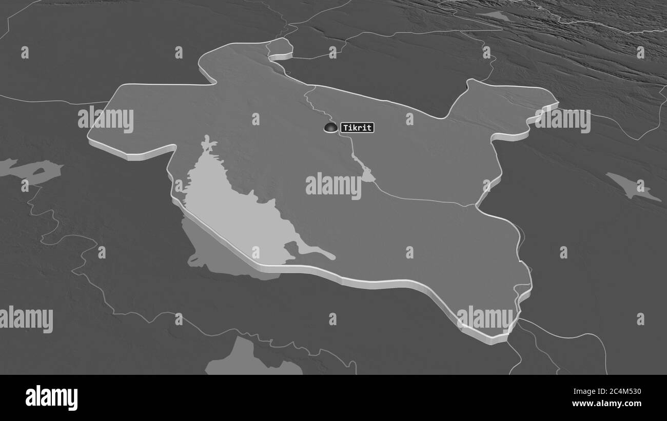 Map iraq tikrit Black and White Stock Photos & Images - Alamy