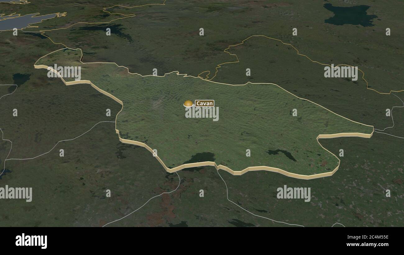 Cavan county map hi-res stock photography and images - Alamy