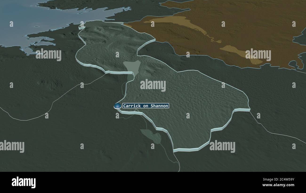 Carrick on shannon map hi-res stock photography and images - Alamy