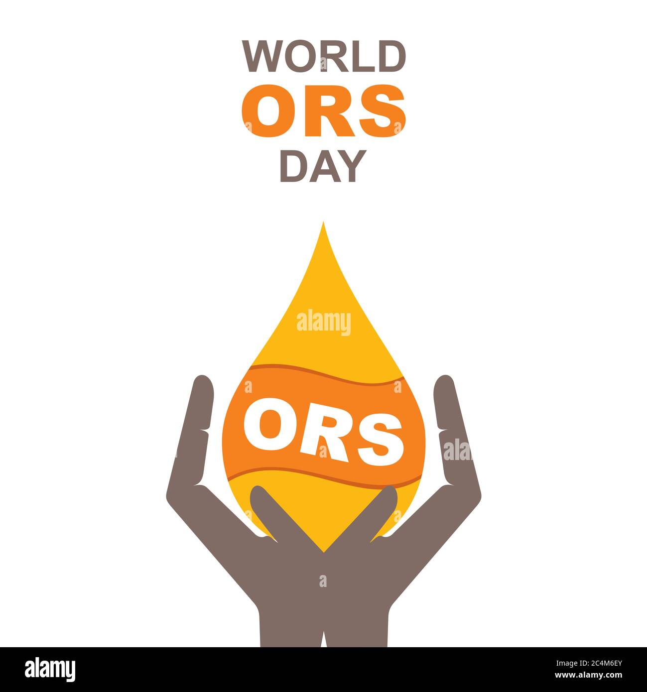 vector illustration of world ORS day poster or banner design Stock ...