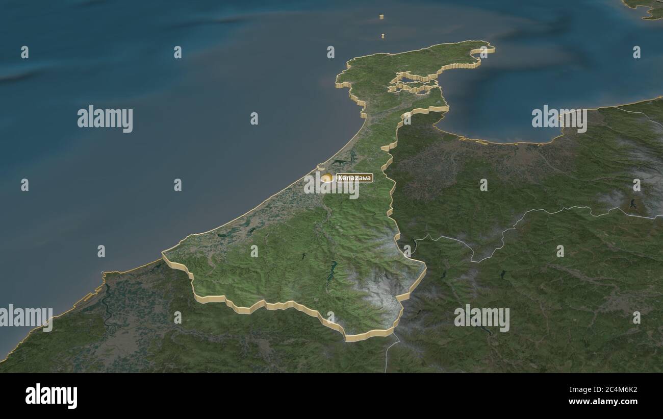 Map of ishikawa hi-res stock photography and images - Alamy