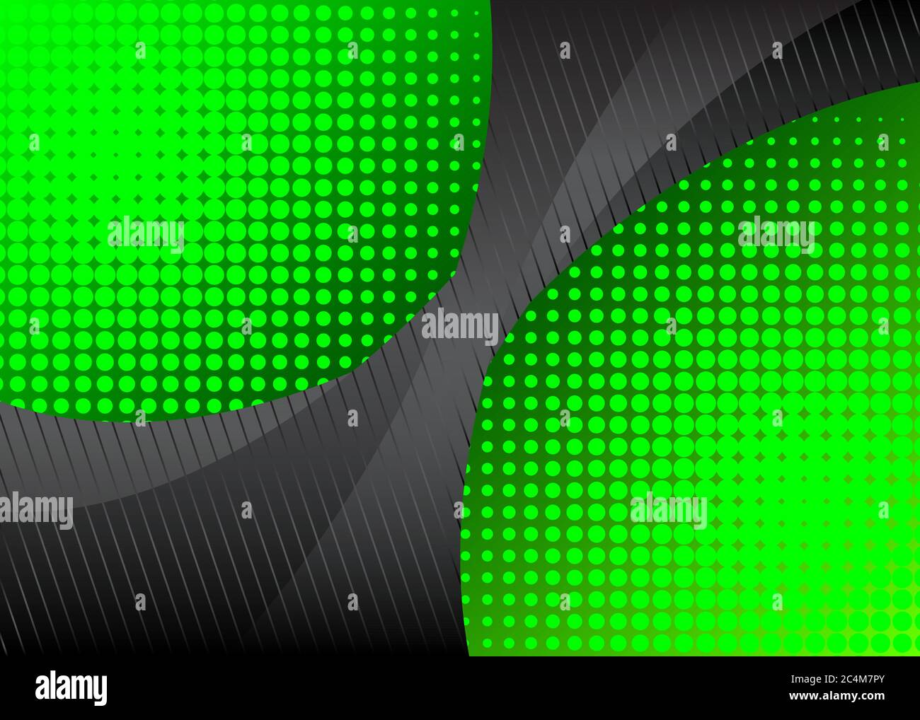 Modern graphic with curved lines for message board, for text and ...