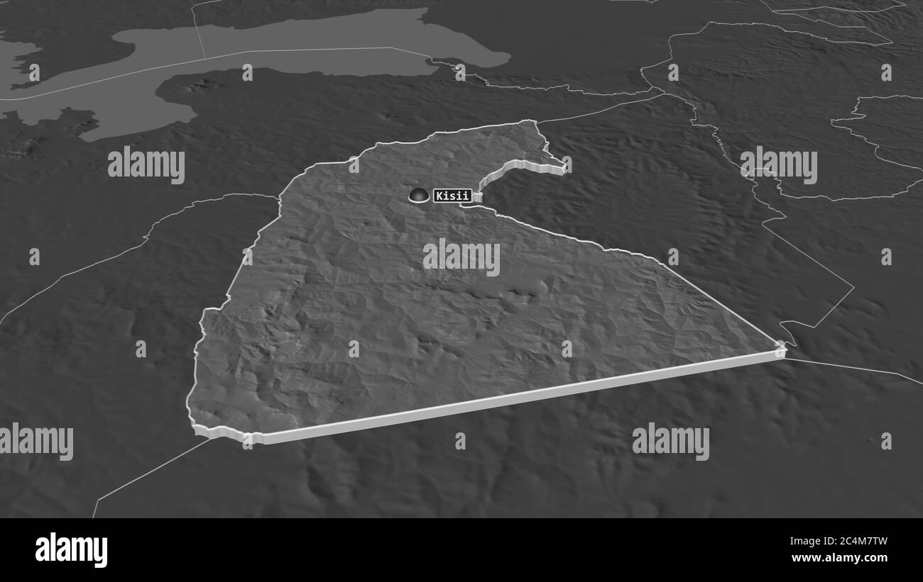 Kisii map hi-res stock photography and images - Alamy