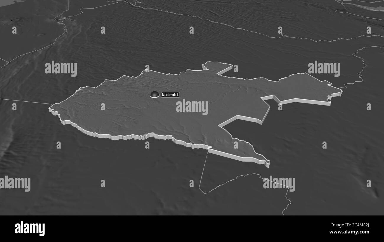 Map of nairobi Black and White Stock Photos & Images - Alamy