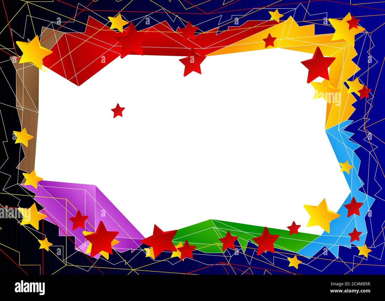 Modern graphic with straight lines for message board, for text and ...