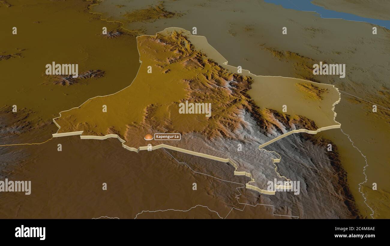 West pokot map hi-res stock photography and images - Alamy