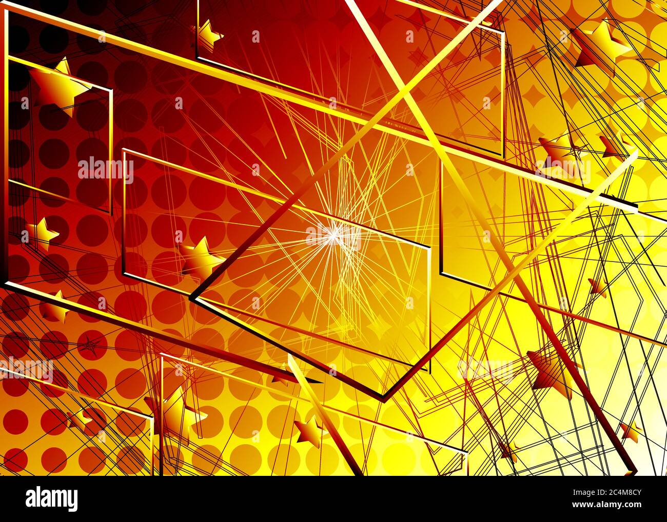 Modern graphic with straight lines for message board, for text and ...