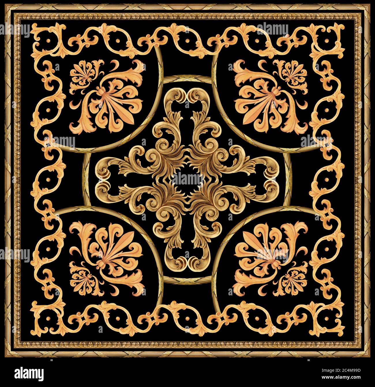 Golden baroque hi-res stock photography and images - Alamy