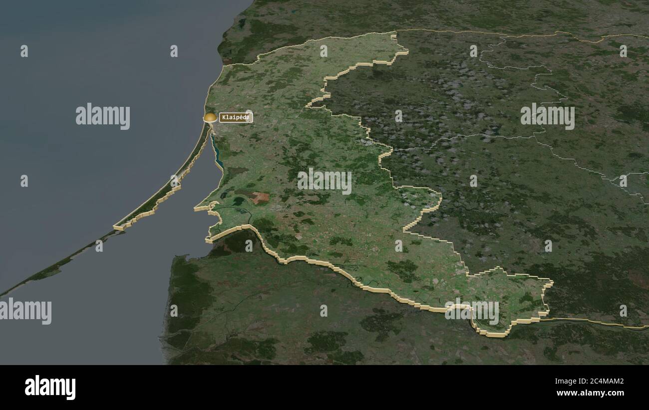 Map of klaipedos hi-res stock photography and images - Alamy