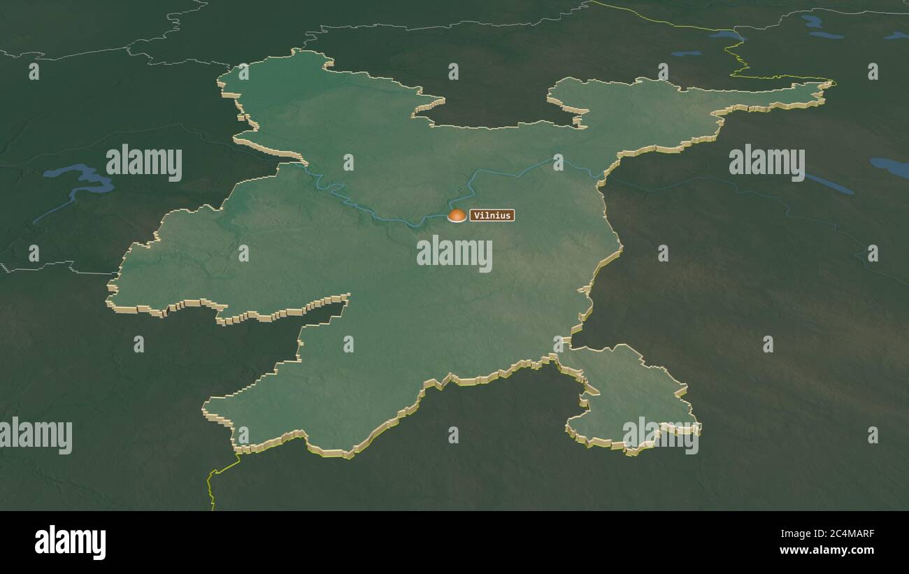 Map of vilna hi-res stock photography and images - Alamy