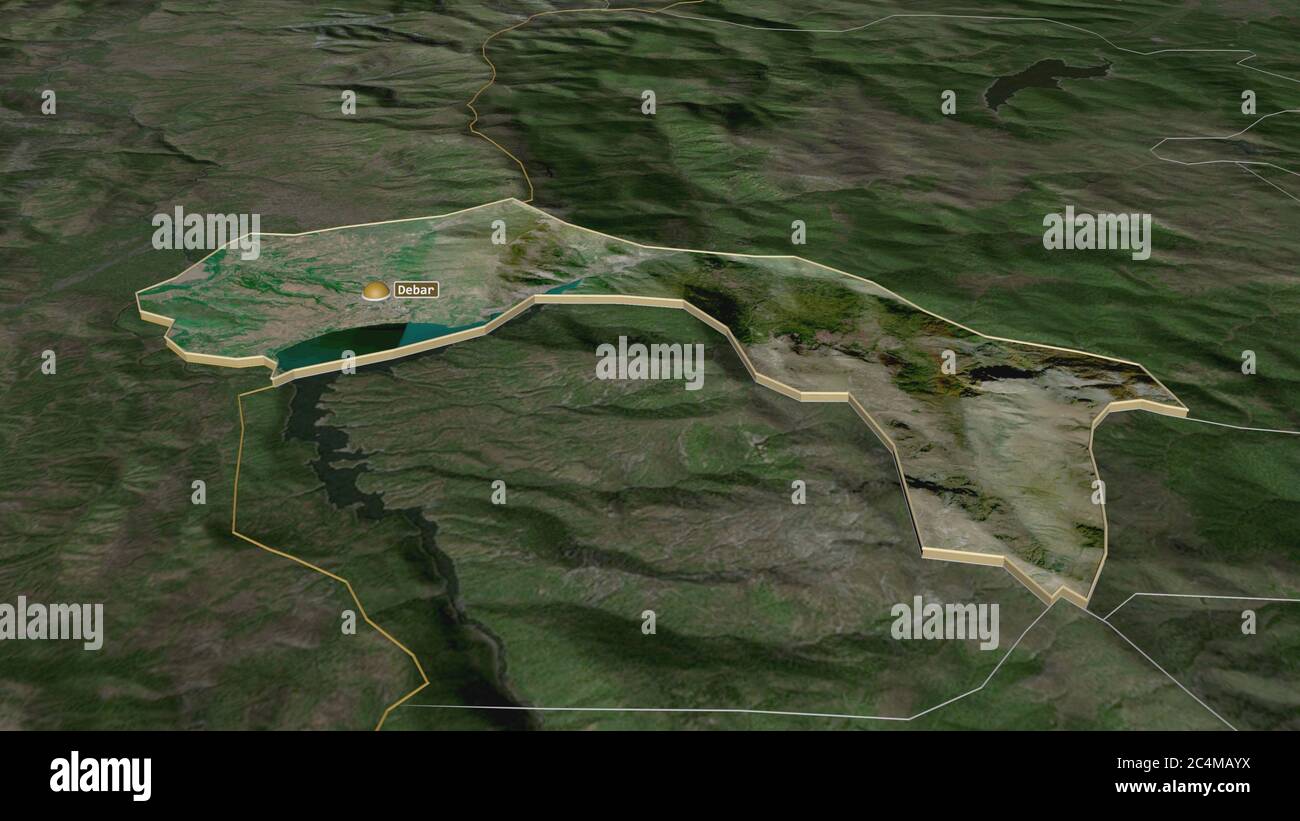 Map of debar hi-res stock photography and images - Alamy