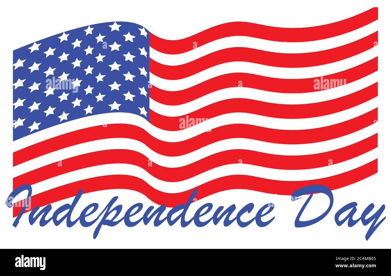 Independence Day American Flag Stock Photo - Alamy