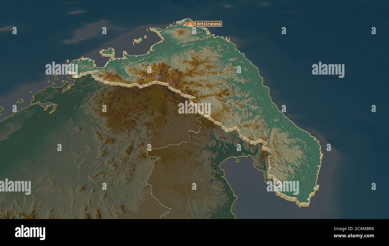 Madagascar relief map hi-res stock photography and images - Alamy