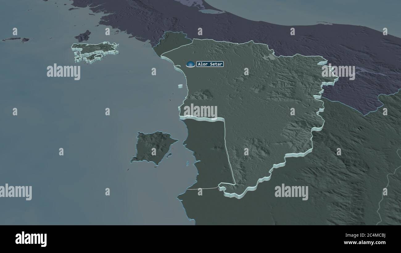 Map of kedah hi-res stock photography and images - Alamy