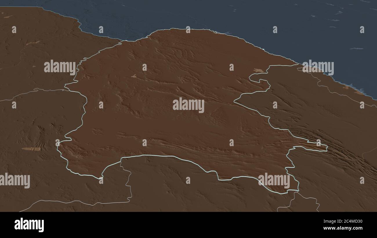 Map of saltillo mexico hi-res stock photography and images - Alamy